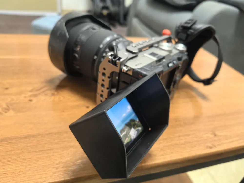 索尼A7C2、A7M4等A7系列屏幕遮光罩 来自 半虎 MakerWorld：免费下载 3D 模型