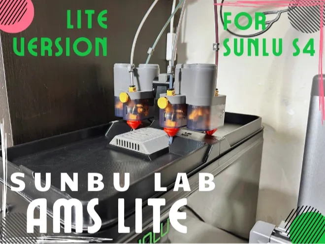 Bambu Lab Lite - AMS Lite 用于 Sunlu S4 (改编) 来自 Roket_3D - MakerWorld