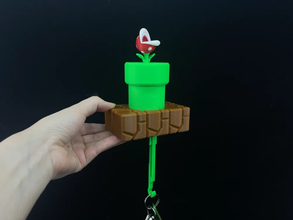 Super Marie pipe Chomper超级玛丽水管食人花 来自 魔方云学院 MakerWorld：免费下载 3D 模型