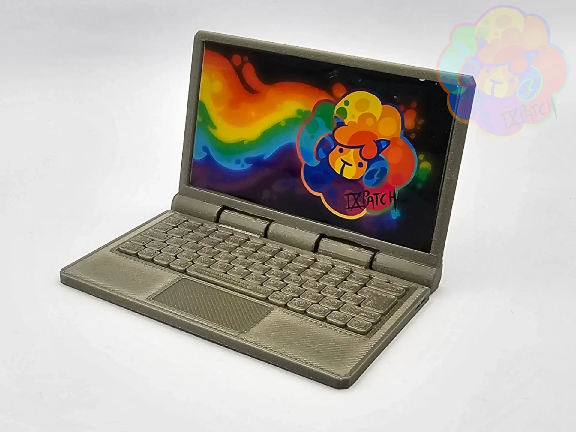 微型笔记本电脑（一体成型） 来自 IXPatch MakerWorld：免费下载 3D 模型