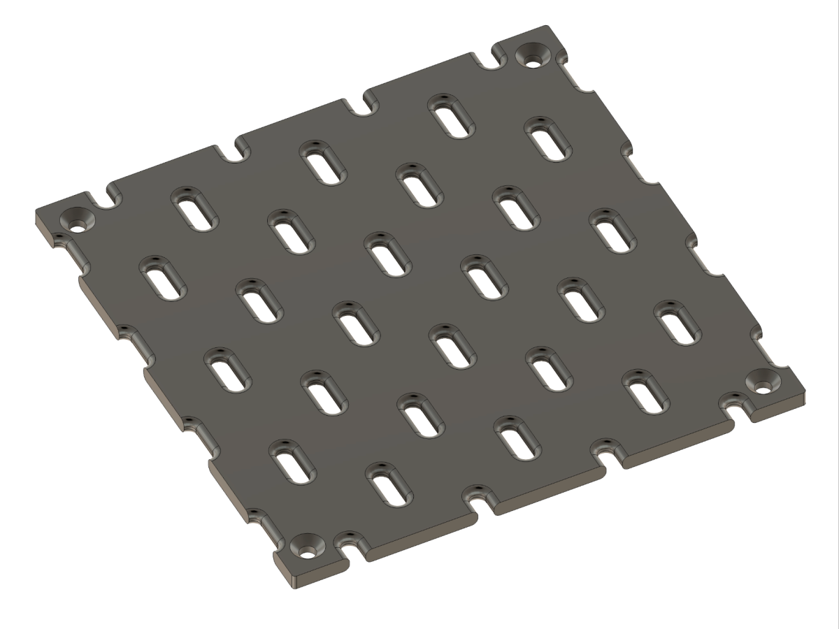 IKEA Skadis Infinity 完美補丁：1xN 全尺寸支援 - 免费 3D 打印模型 - MakerWorld