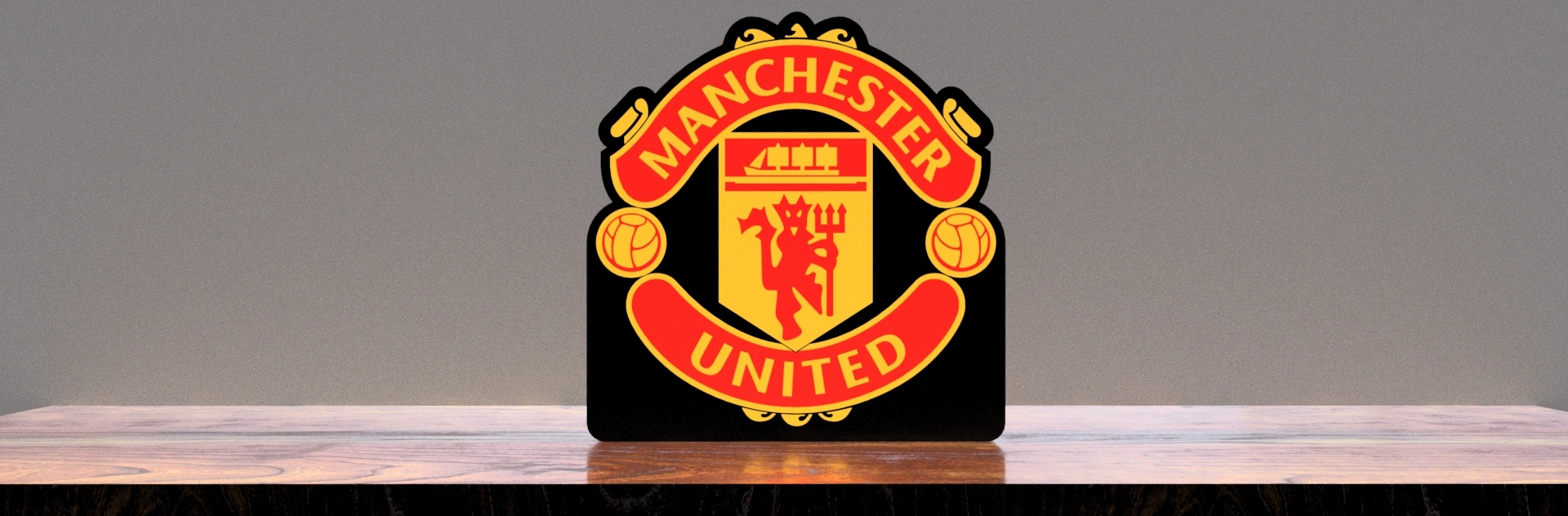 Manchester United LED Lightbox 来自 MFDesigns3D - MakerWorld