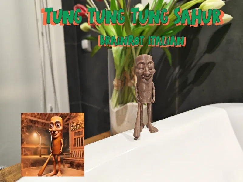 【外国山海经】tung tung tung tung tung tung sahur 来自 Washer_Bee MakerWorld：免费 ...