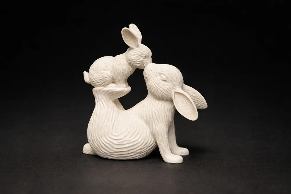 可爱的复活节兔子雕塑 - 免费 3D 打印模型 - MakerWorld