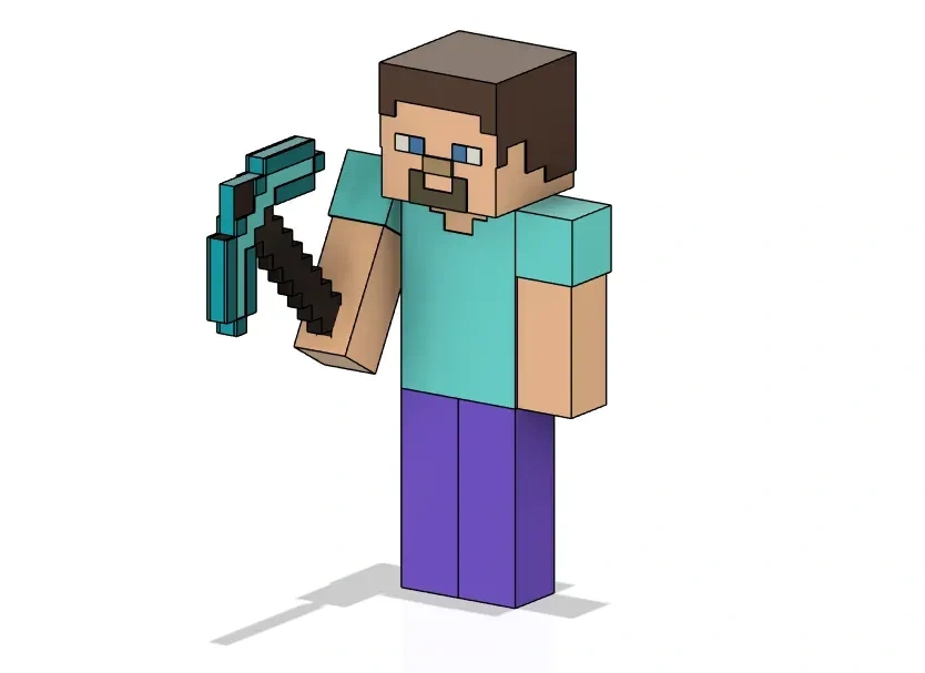 Minecraft 史蒂夫 来自 Rick219 - MakerWorld