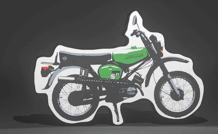 Simson S51 Enduro 来自 Melli MakerWorld：免费下载 3D 模型