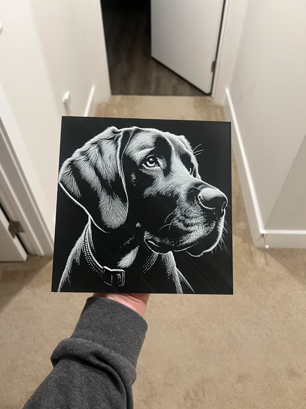 Dog Face 2 Art Hueforge 来自 RP47 Designs - MakerWorld