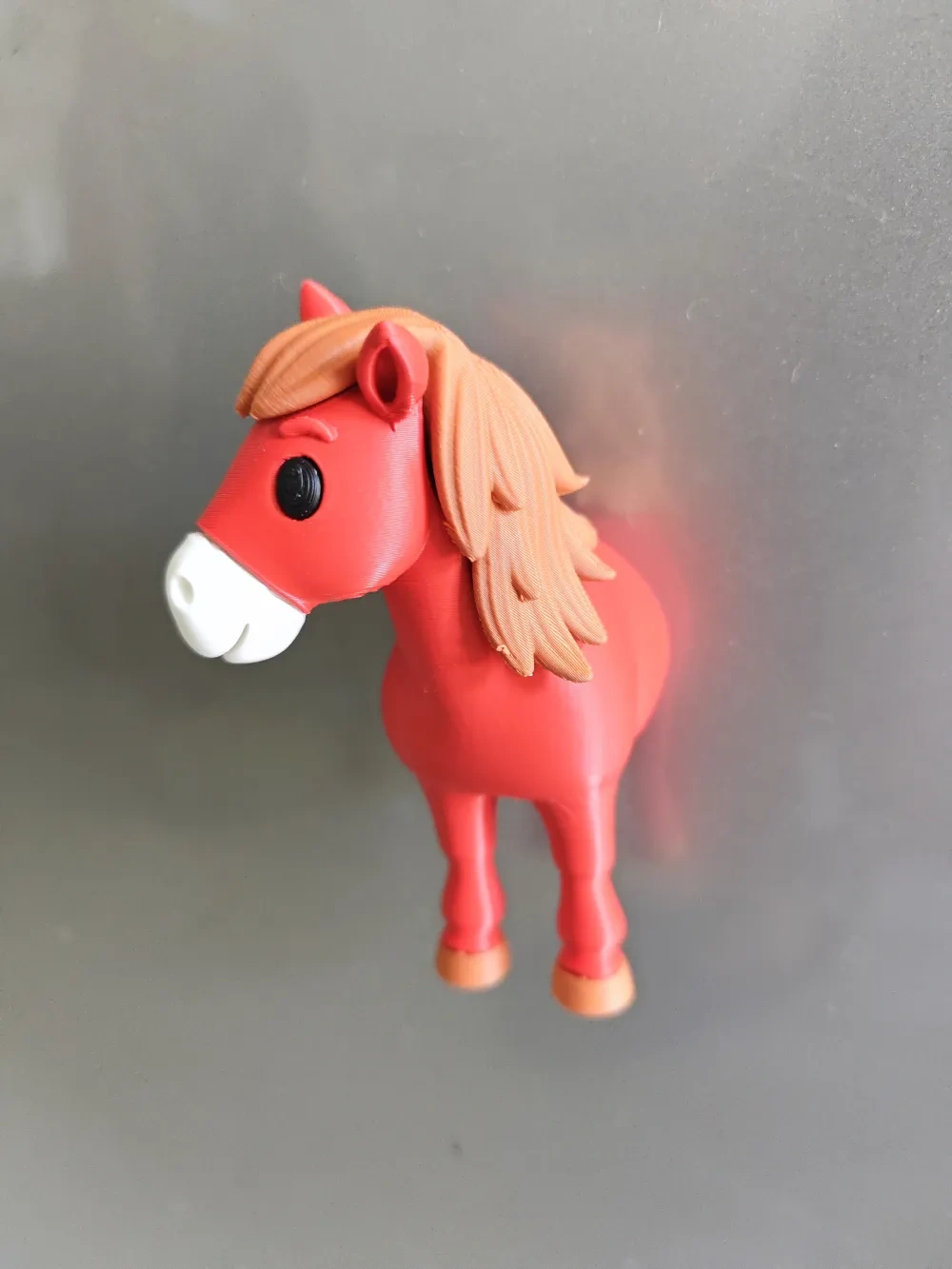 拍马屁 小马 好运马 新年马 冰箱贴 拼接 拆件分色免AMS - 免费 3D 打印模型 - MakerWorld