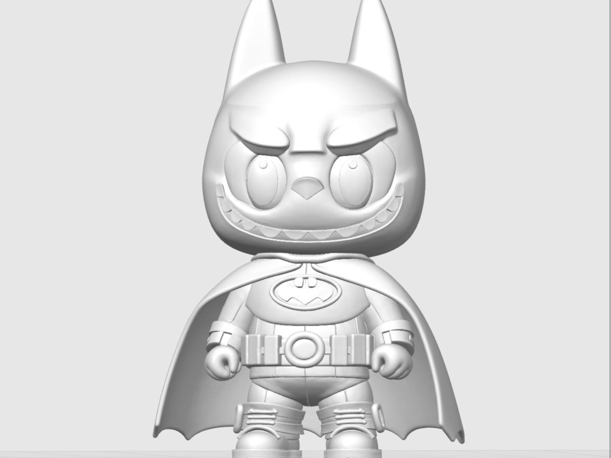 拉布布Labubu Batman 来自 bztdMakerWorld：免费下载 3D 模型
