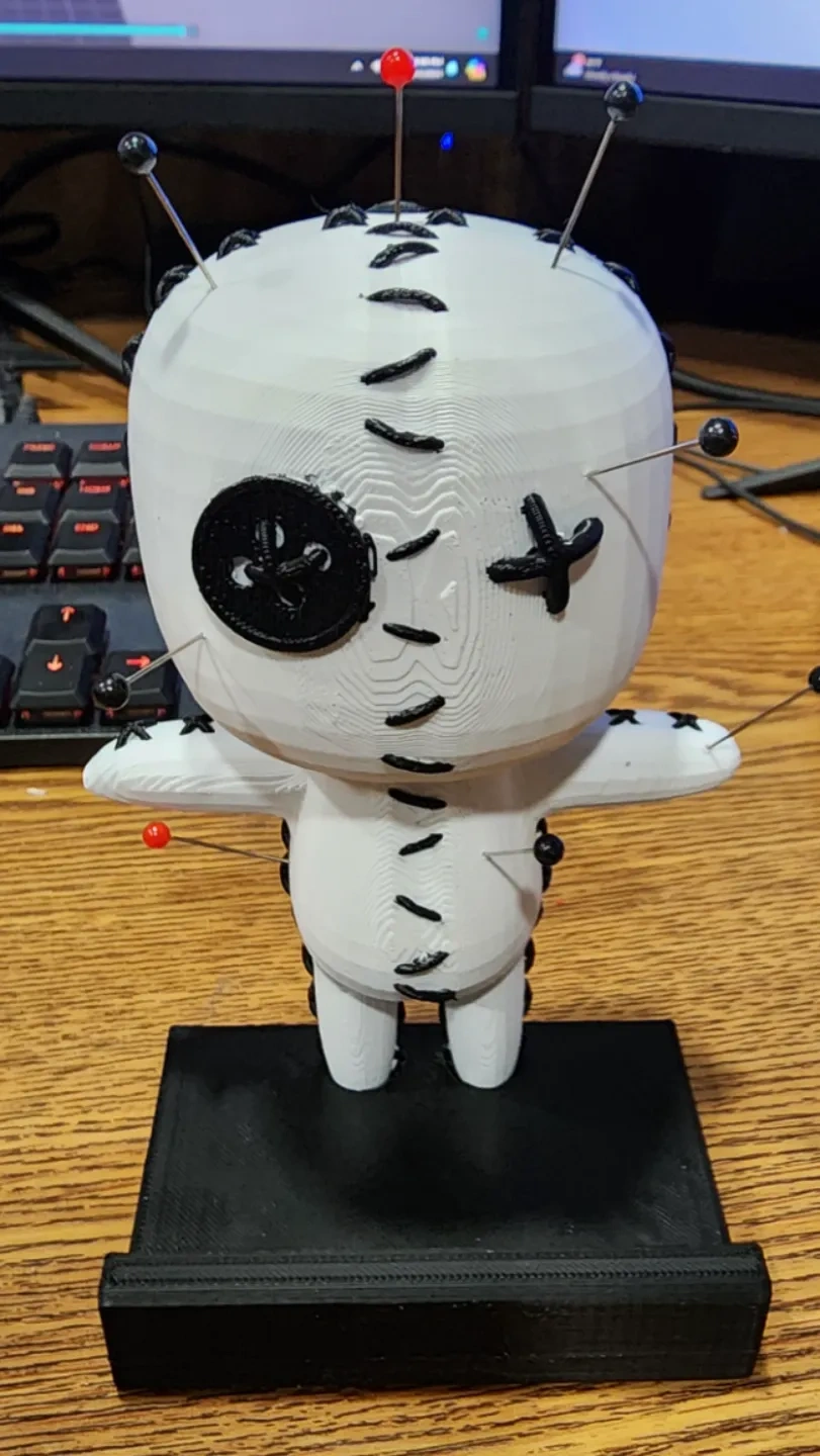 万圣节巫毒娃娃和巫毒娃娃钥匙扣 来自 TCS ThreeD - MakerWorld