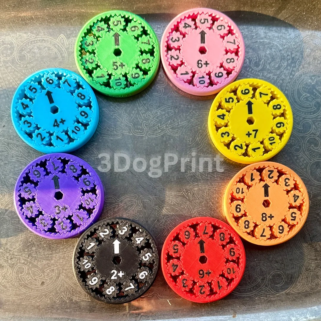 Addition & Subtraction Fidget Spinners 来自 3DogPrint - MakerWorld