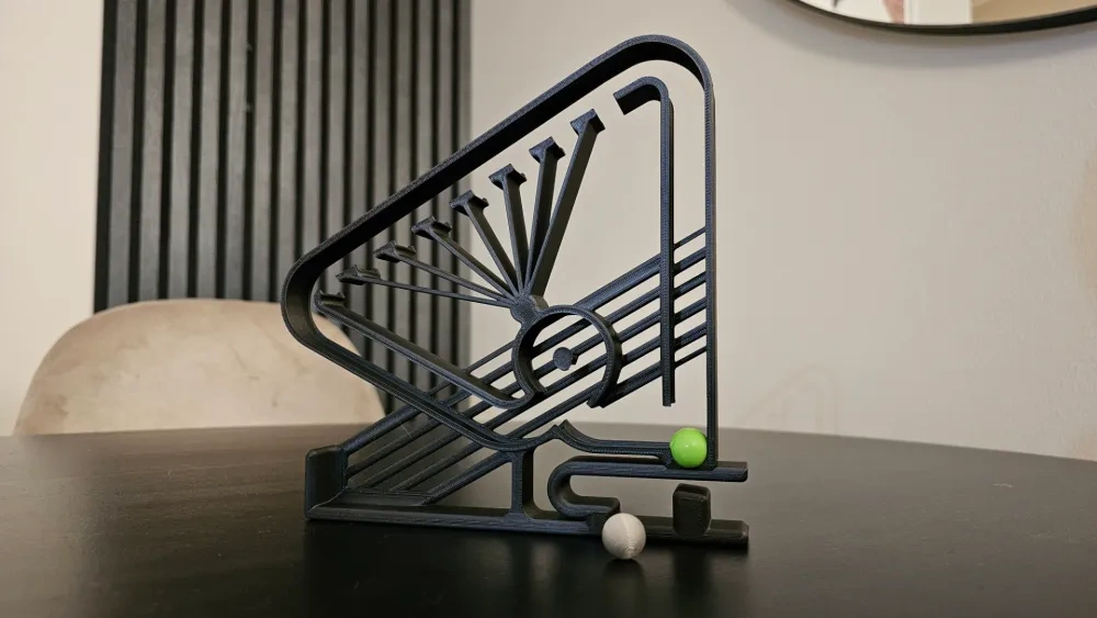 一体打印 - 疯狂弹珠解压桌面玩具 V3 来自 Binrux3D MakerWorld：免费下载 3D 模型