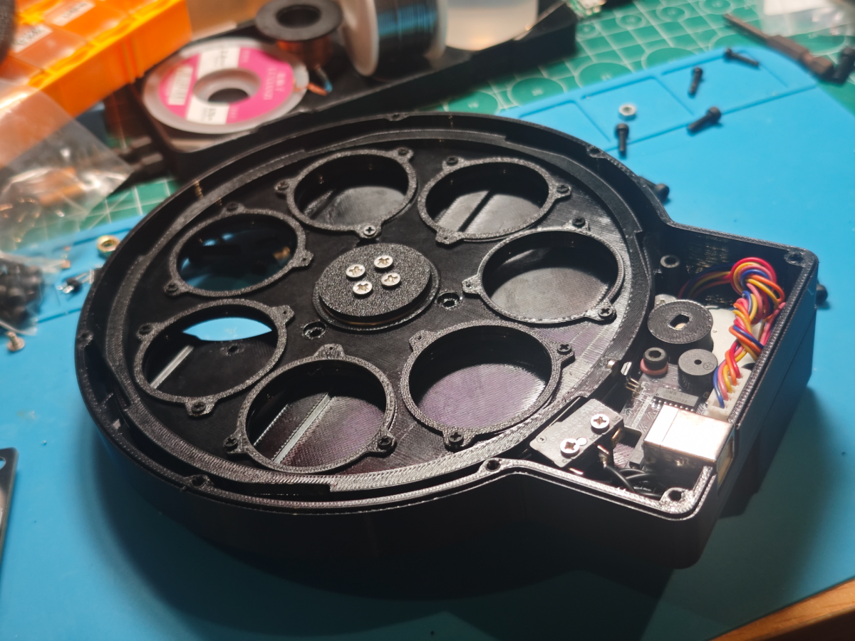 DIY ASCOM 7x36mm & 5x2寸 滤镜轮 - 免费 3D 打印模型 - MakerWorld