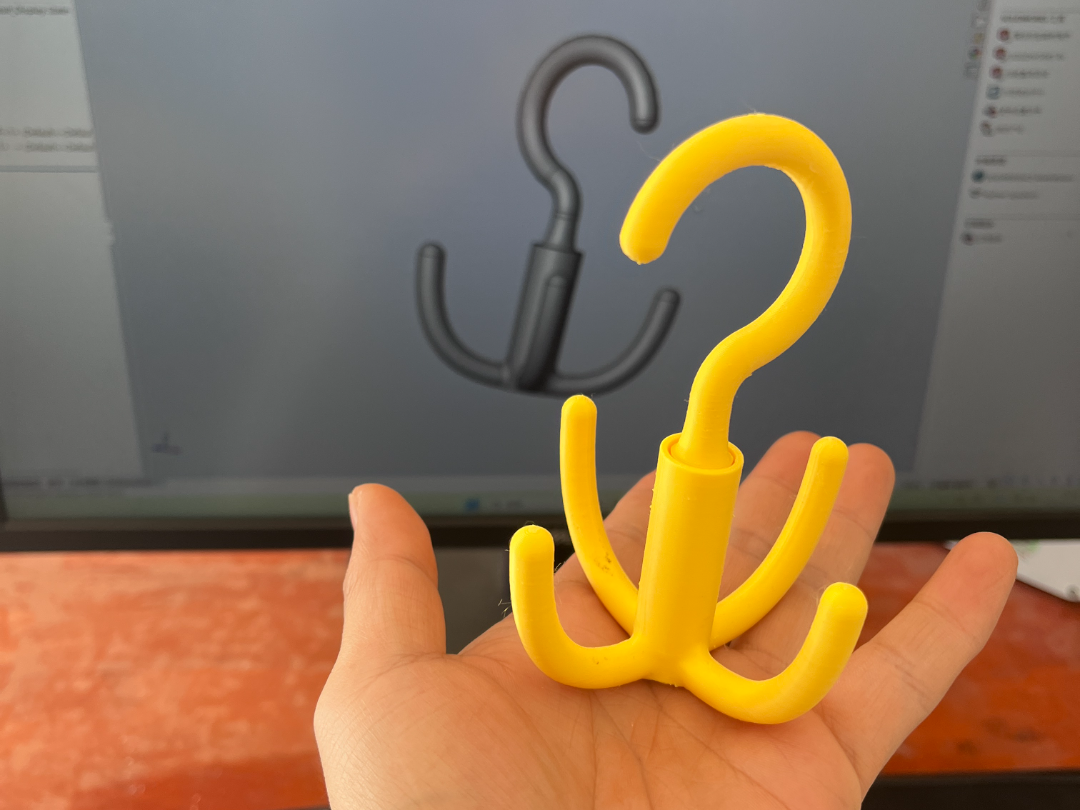 一体打印旋转挂钩 来自 李先生 MakerWorld：免费下载 3D 模型