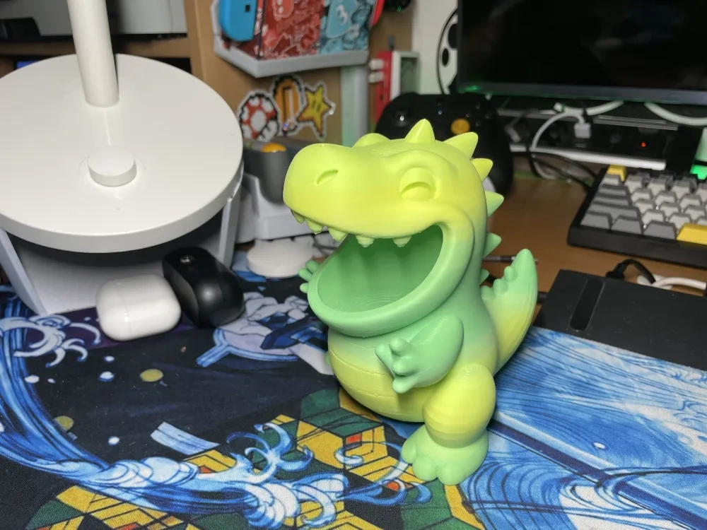 恐龙杂物收纳盘 来自 Losco Makes MakerWorld：免费下载 3D 模型