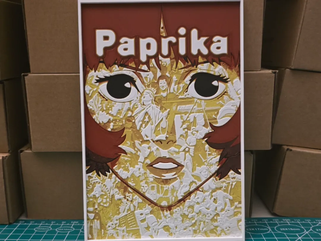 Paprika Movie Poster - Hueforge Art 来自 Lumpy3D - MakerWorld