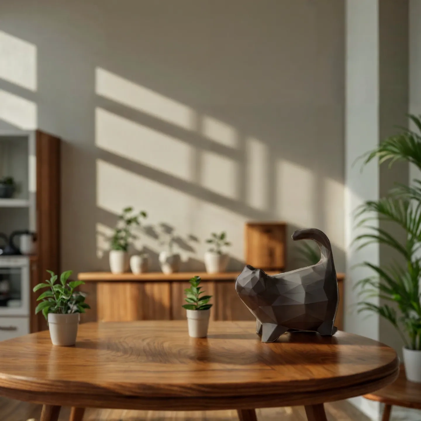 Low Polygon cat - PolyCat 来自 NordForm Studios - MakerWorld