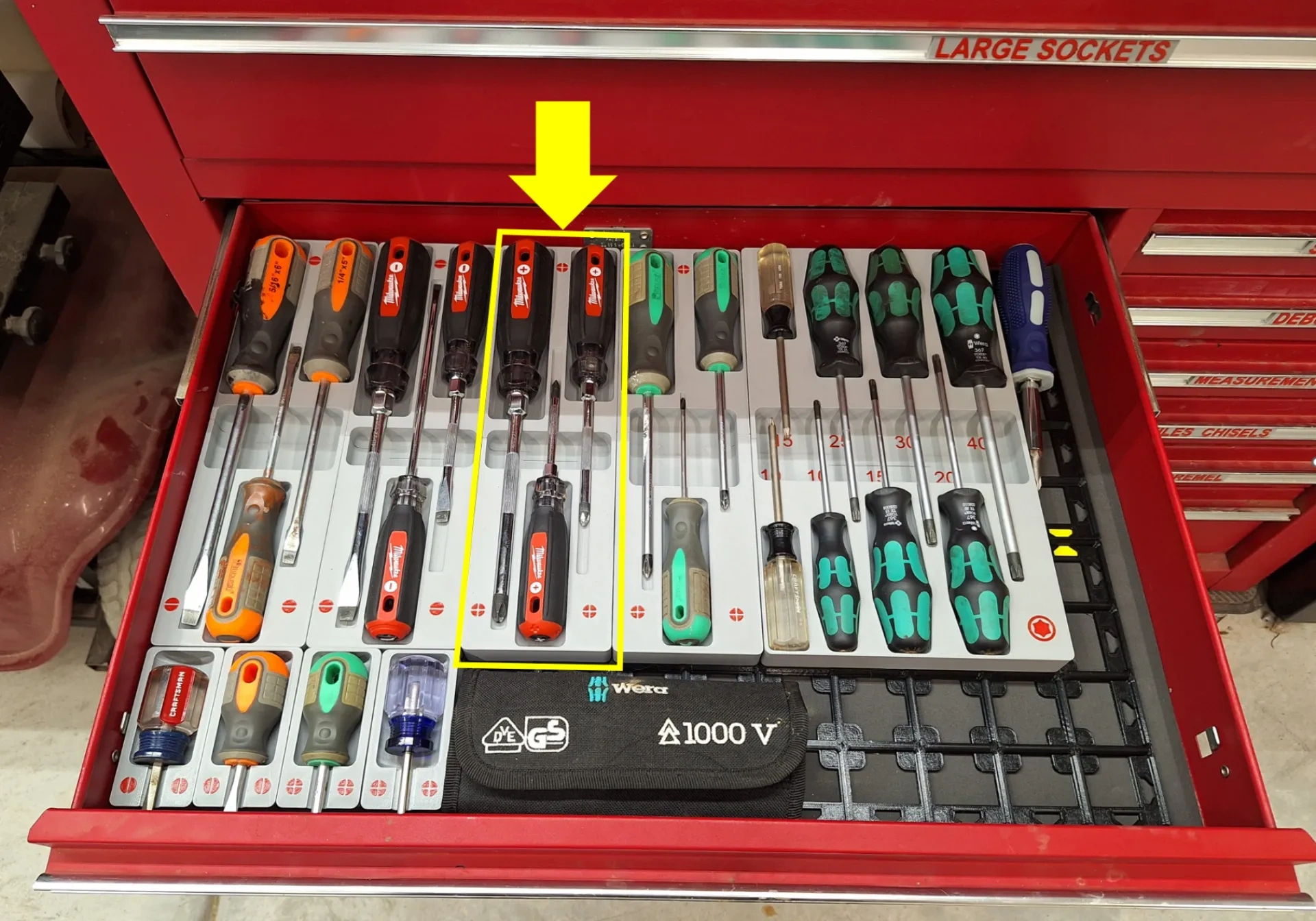 Gridfinity Milwaukee Phillips Organizer 来自 user_2399846873 - MakerWorld