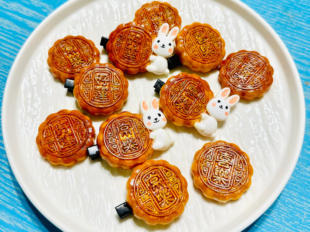 月饼 来自 molly MakerWorld：免费下载 3D 模型