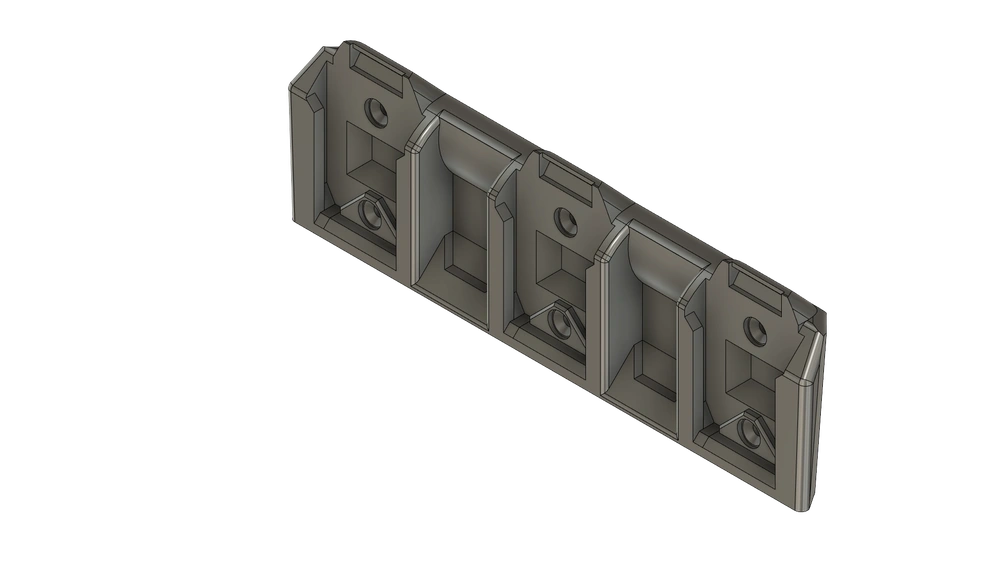 Parkside电池支架 X 20V - 三重支架 来自 Strrejda - MakerWorld