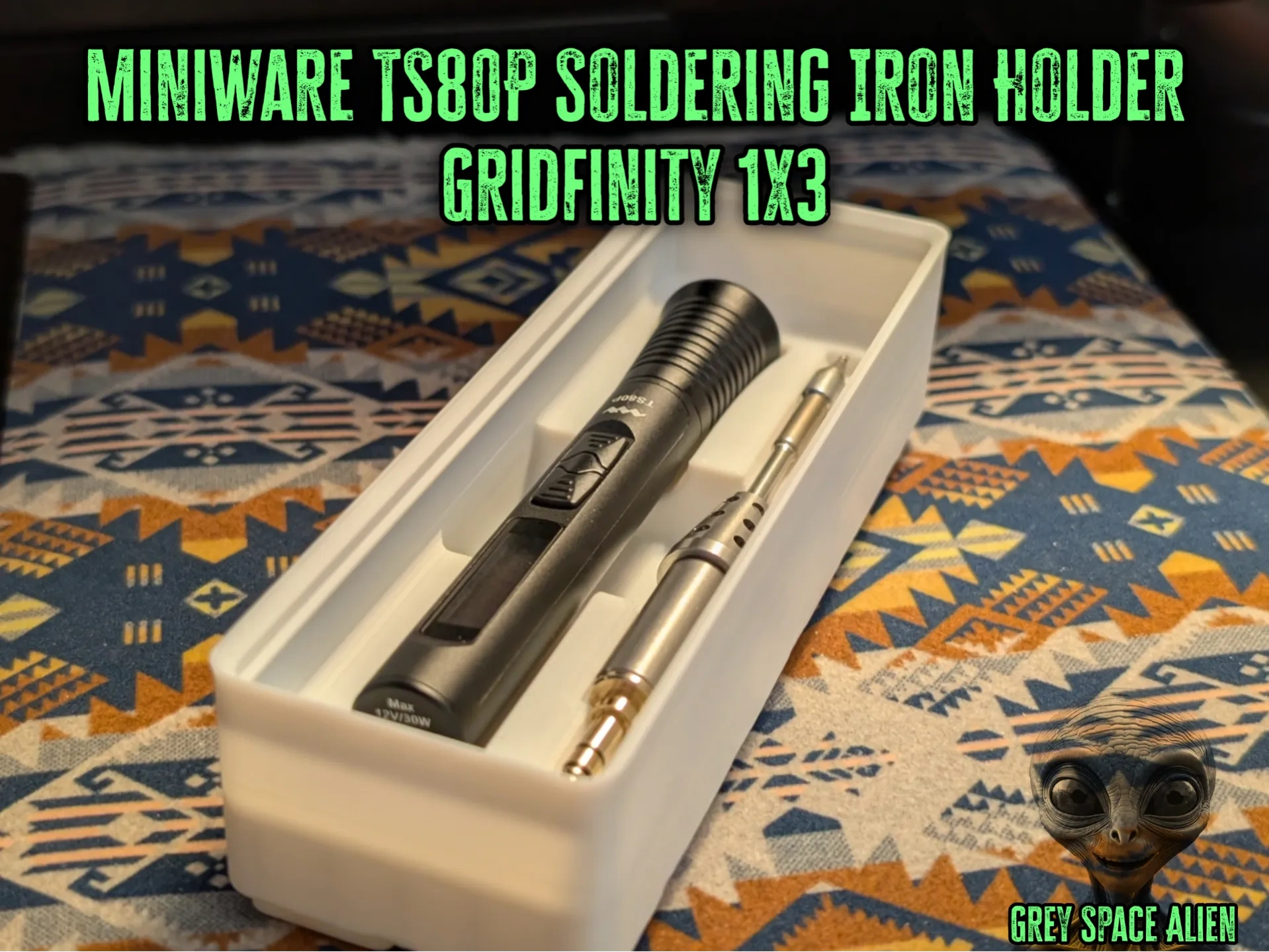Miniware TS80P烙铁Gridfinity 1x3 来自 GreySpaceAlien - MakerWorld