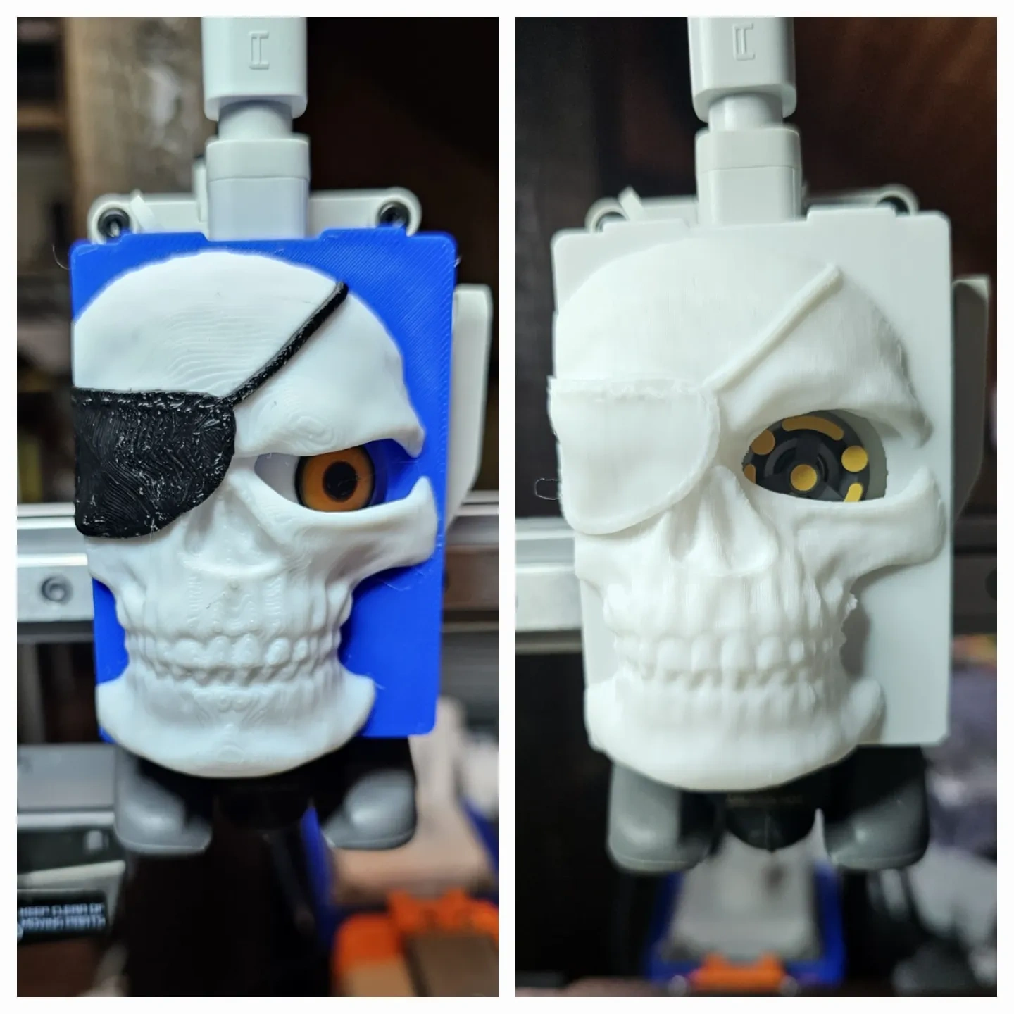 Skull Extruder Front Cover A1 and A1 Mini 来自 Barika - MakerWorld
