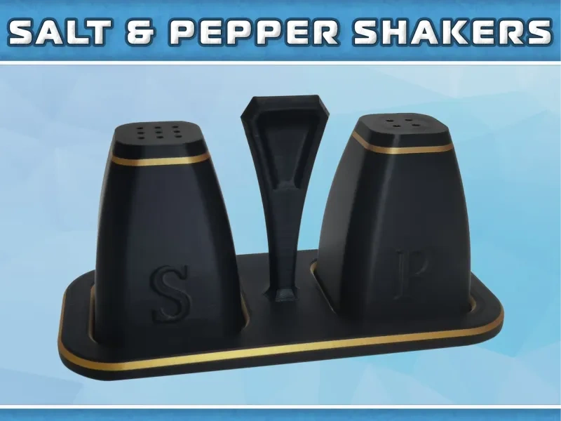 Salt and Pepper Shaker - 免费 3D 打印模型 - MakerWorld