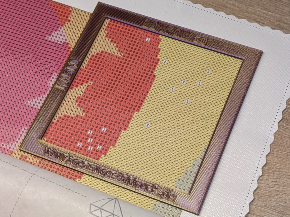 钻石画角尺 "Kasti" - 免费 3D 打印模型 - MakerWorld