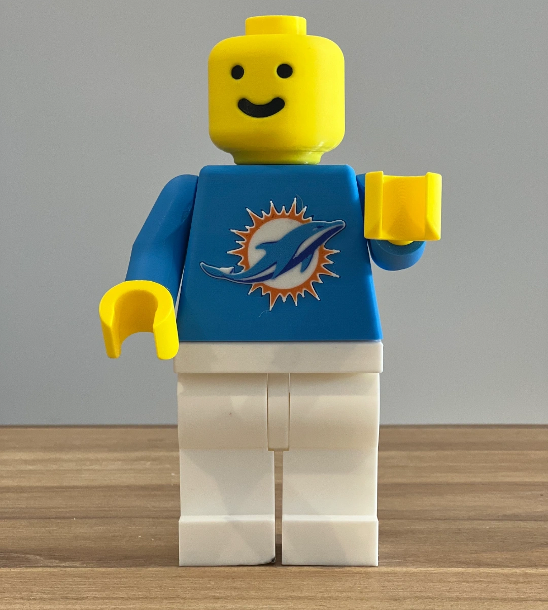 NFL Brick Man - Miami Dolphins (500%) 来自 Jandaa - MakerWorld