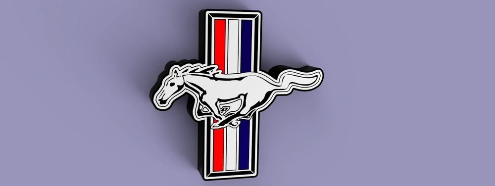 Ford Mustang inspired LED light box 来自 P78 - MakerWorld