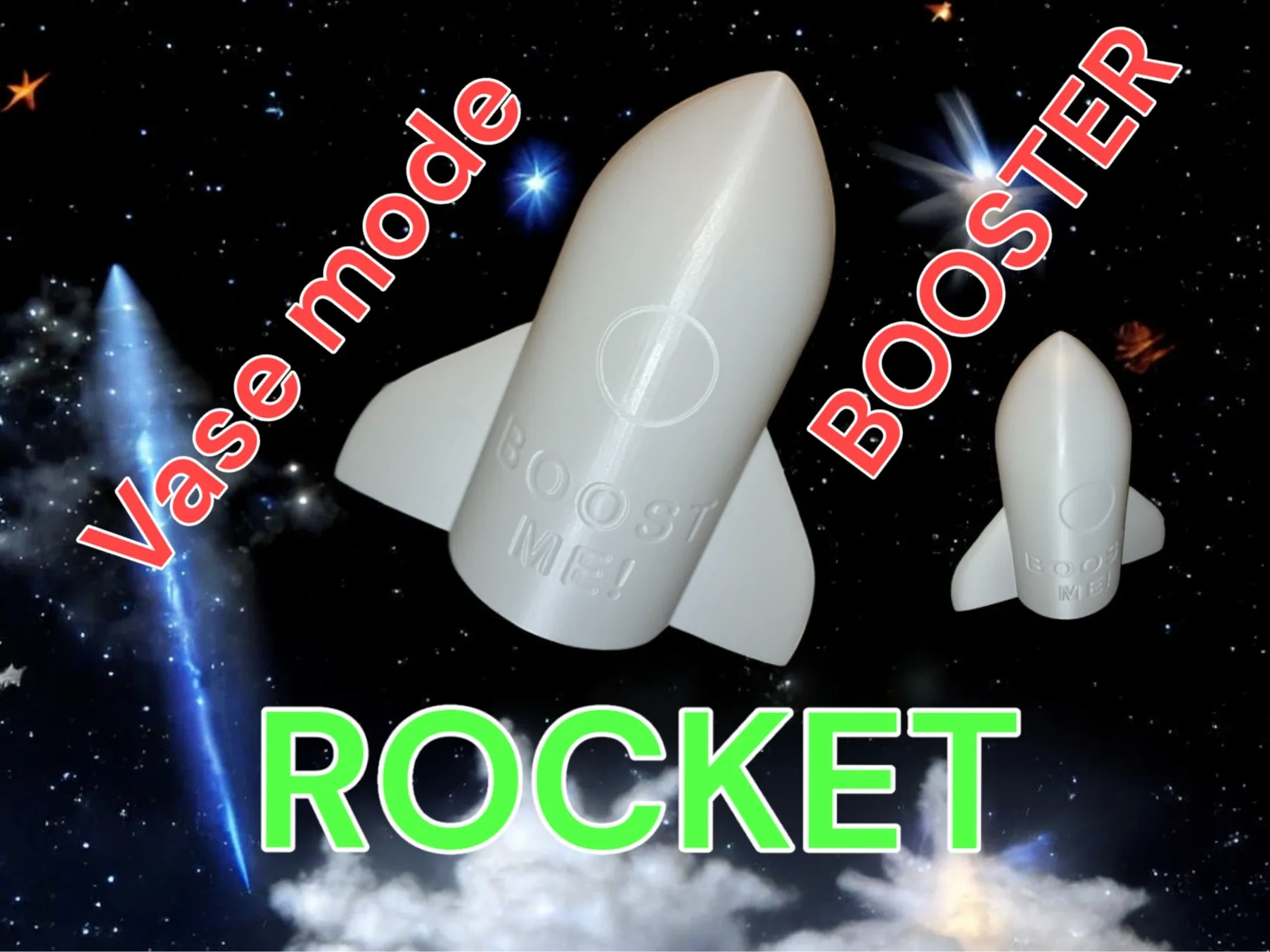 BOOSTER ROCKET - VASE MODE! 来自 KoBuCRAFTS - MakerWorld