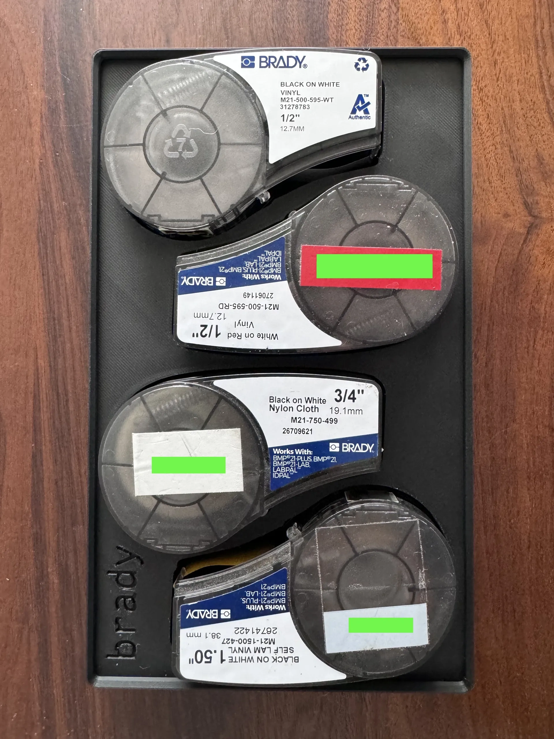 Brady标签的Gridfinity箱 来自 Andre P - MakerWorld