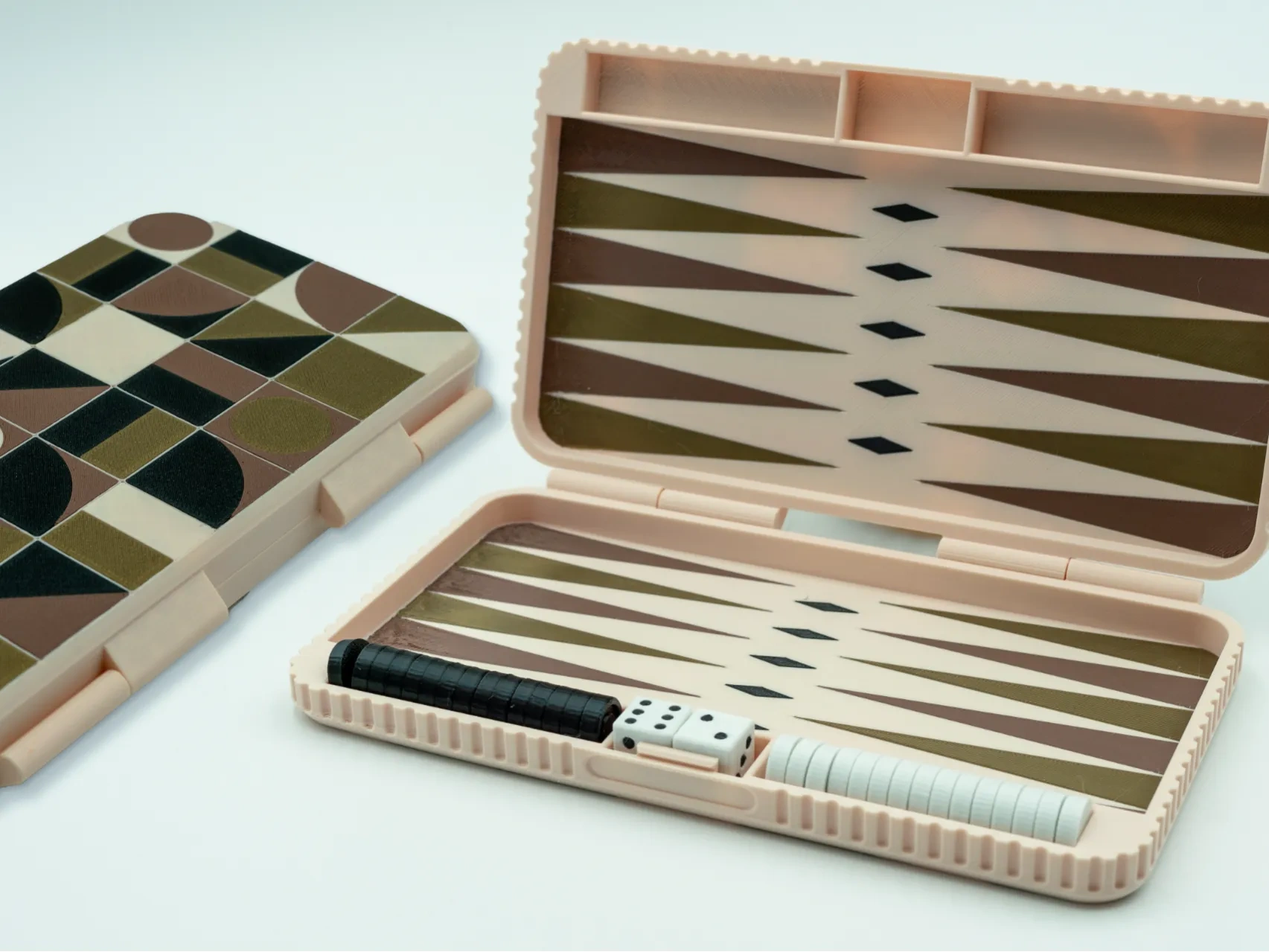 Backgammon decorative print in place 来自 BingoDesign - MakerWorld