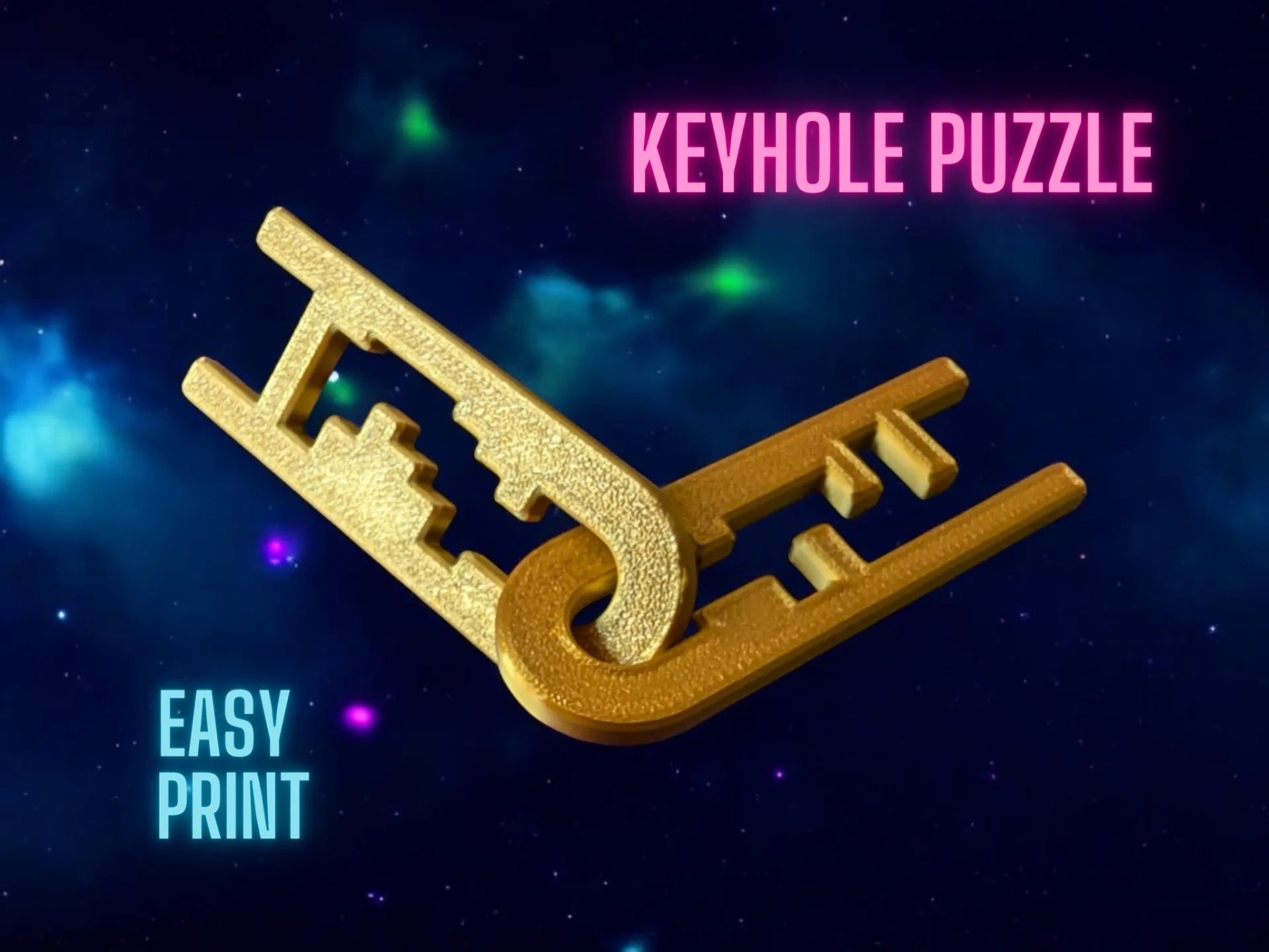 Keyhole Puzzle Brain Teaser 来自 Sanciio - MakerWorld