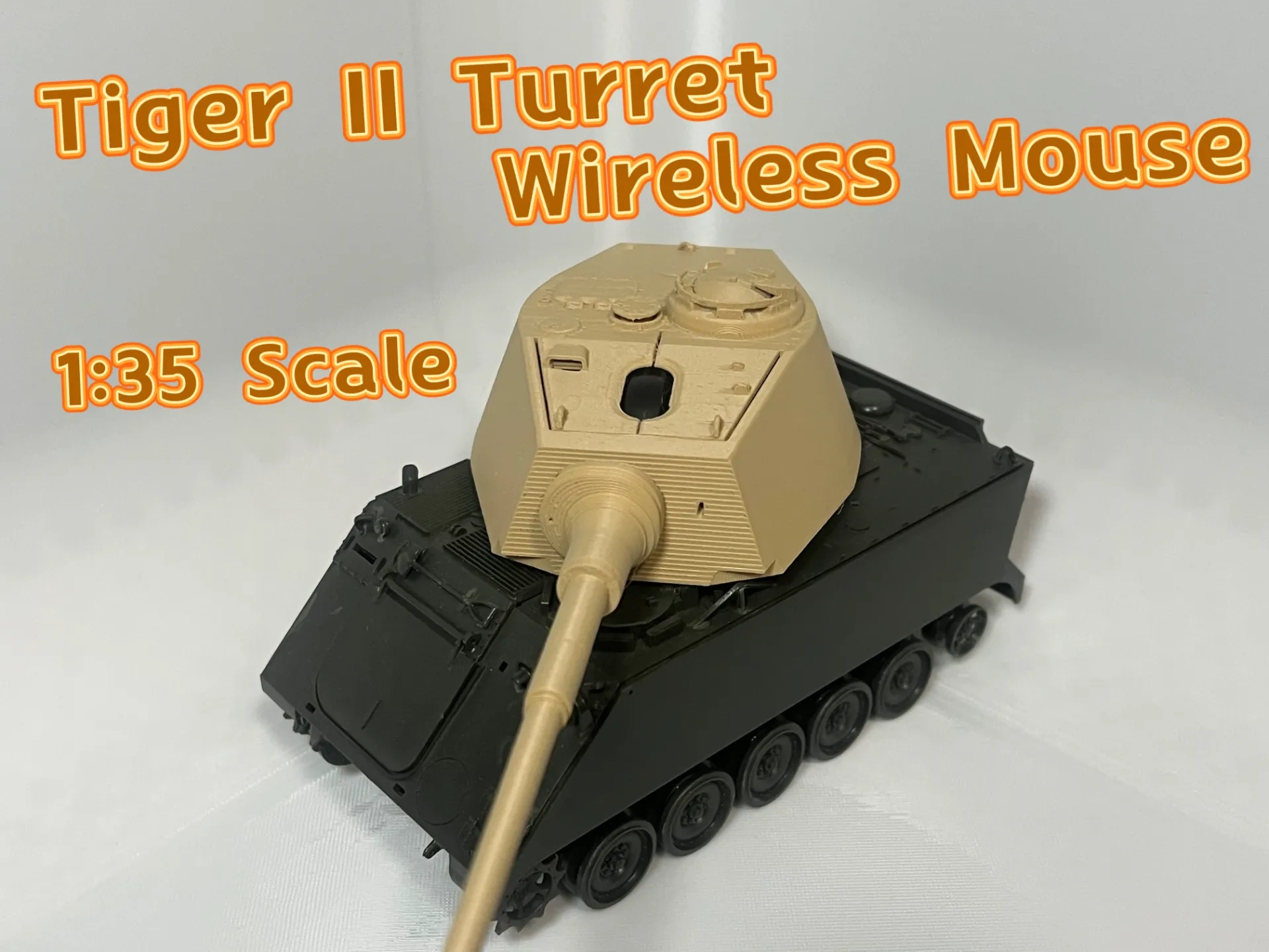 Tiger II Turret Mouse虎王炮塔鼠标1:35 Scale 来自 施高治 - MakerWorld