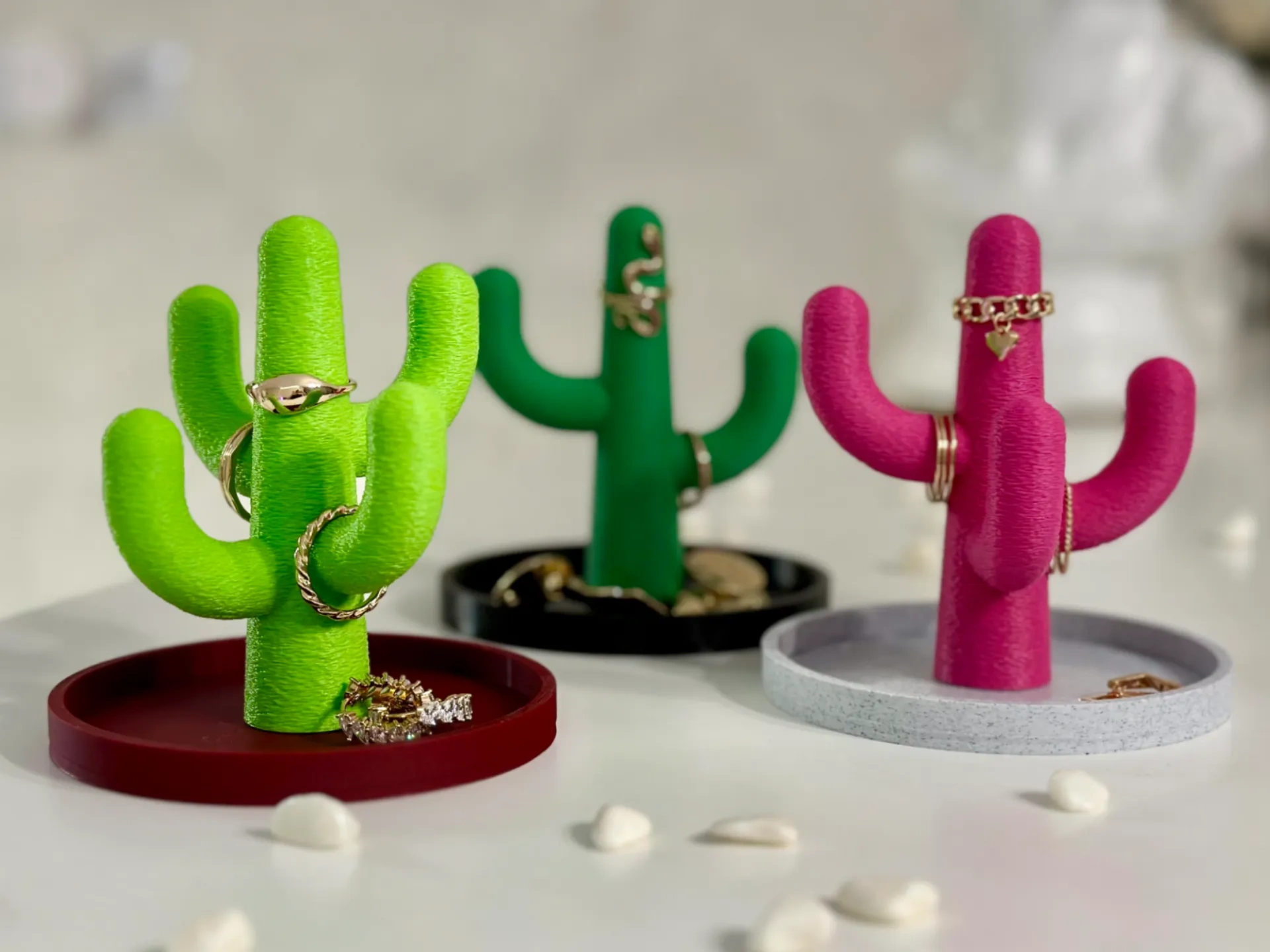 仙人掌首饰收纳架 来自 Anton MakerWorld：免费下载 3D 模型