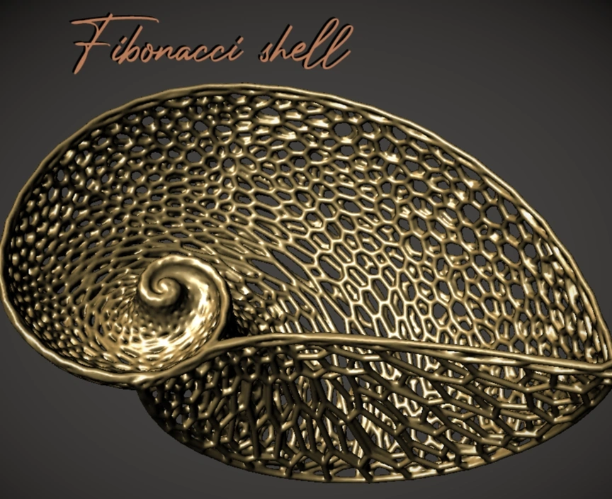 Fibonacci shell 来自 F3D - MakerWorld