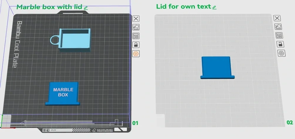 弹珠跑道 003 弹珠盒带滑动盖子附加件 来自 MplusM - MakerWorld