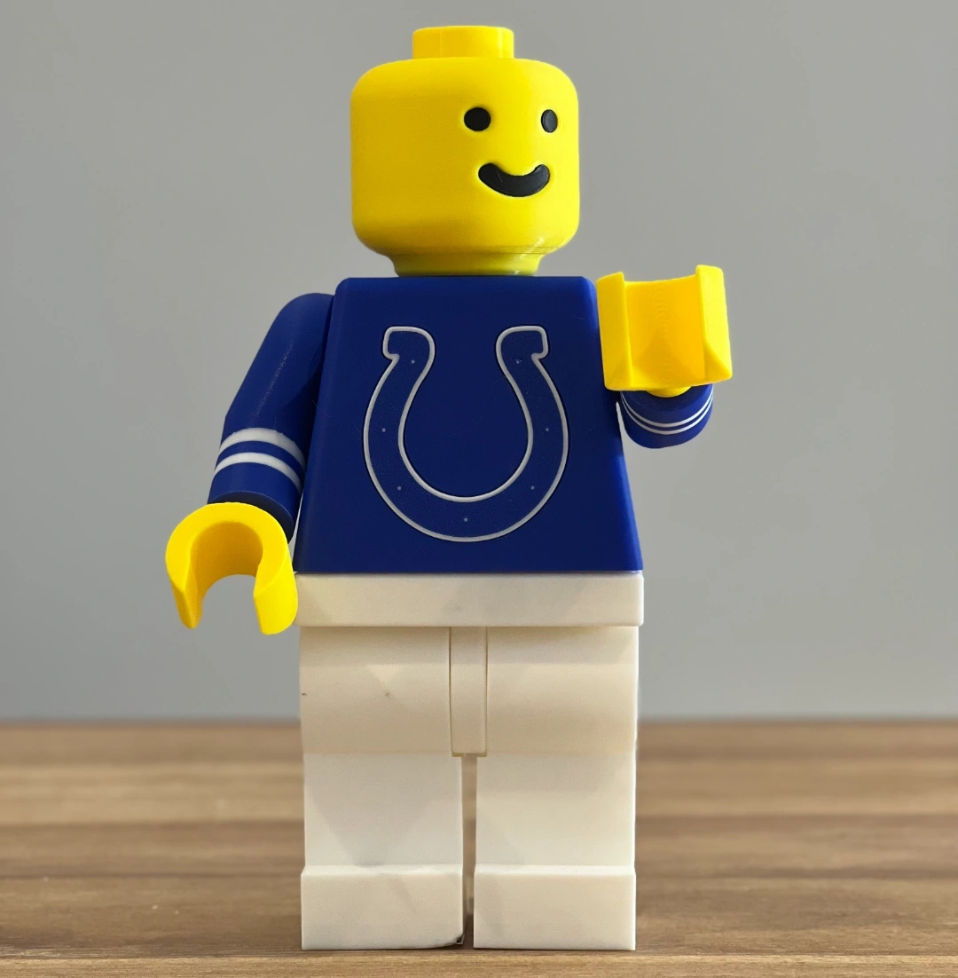 NFL Brick Man - Indianapolis Colts (500%) 来自 Jandaa - MakerWorld