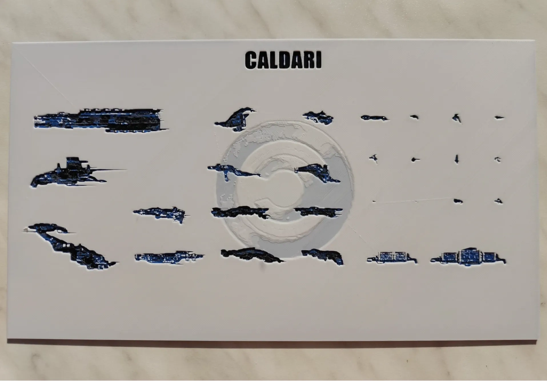 Caldari ships - EVE Online - Hueforge 来自 BeaN - MakerWorld