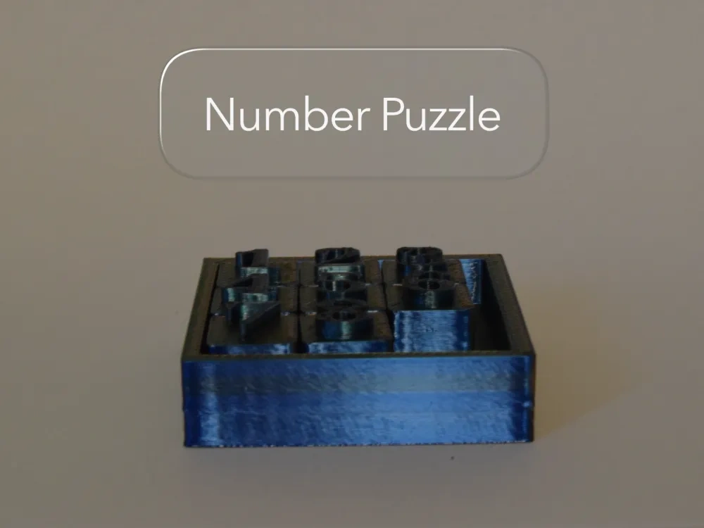 3x3 数字拼图 - 免费 3D 打印模型 - MakerWorld