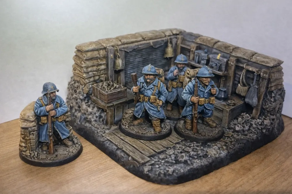 1418 32毫米 战棋游戏 DND 战壕 第1部分 - 免费 3D 打印模型 - MakerWorld