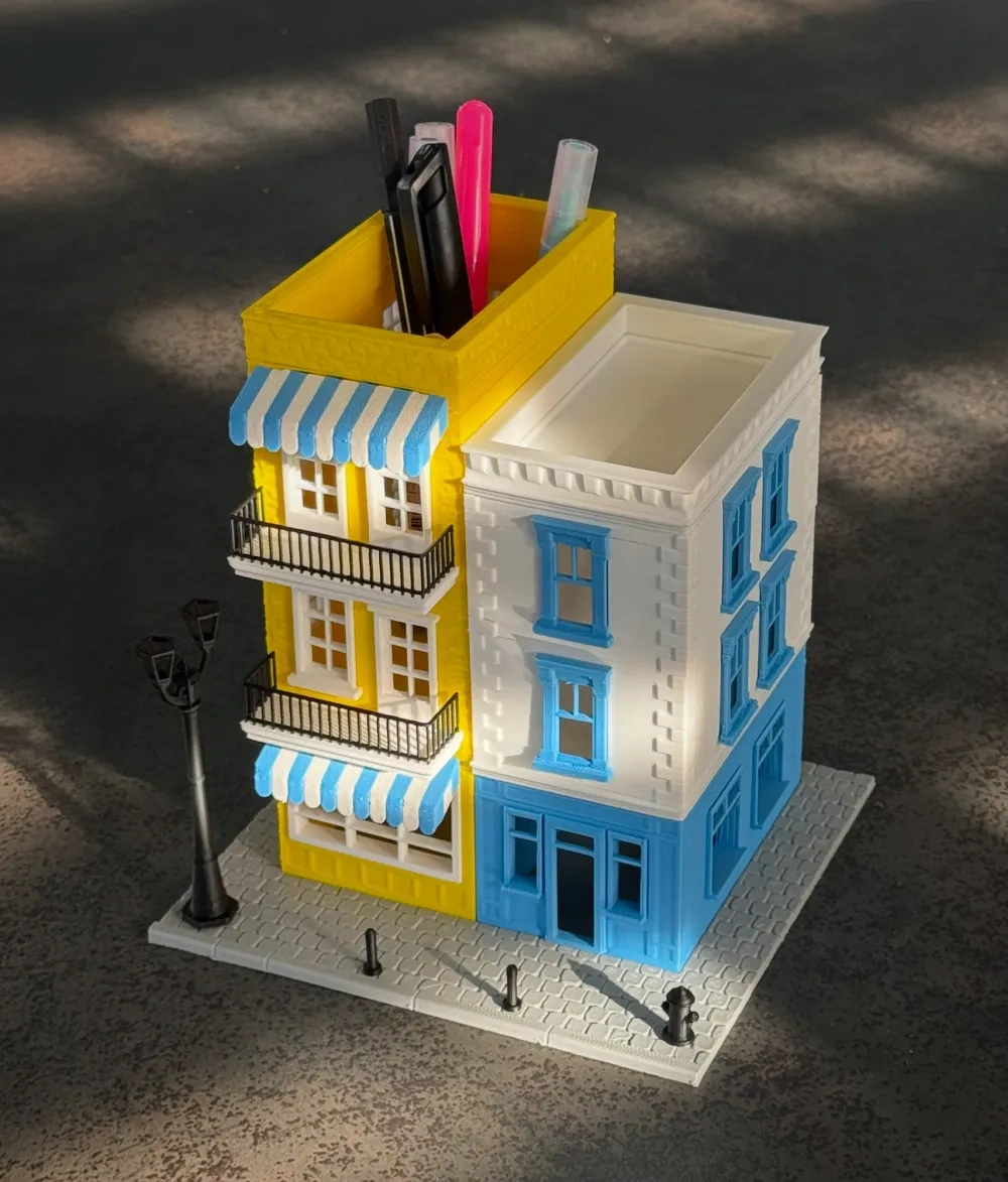 口袋城市——桌面整理器和模块化微缩景观 来自 Structales - Roadrunner4d MakerWorld：免费下载 3D 模型