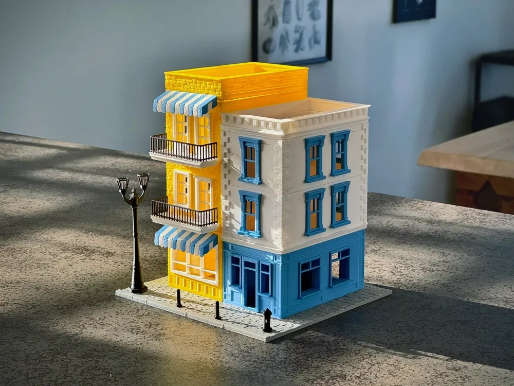 口袋城市——桌面整理器和模块化微缩景观 来自 Structales - Roadrunner4d MakerWorld：免费下载 3D 模型