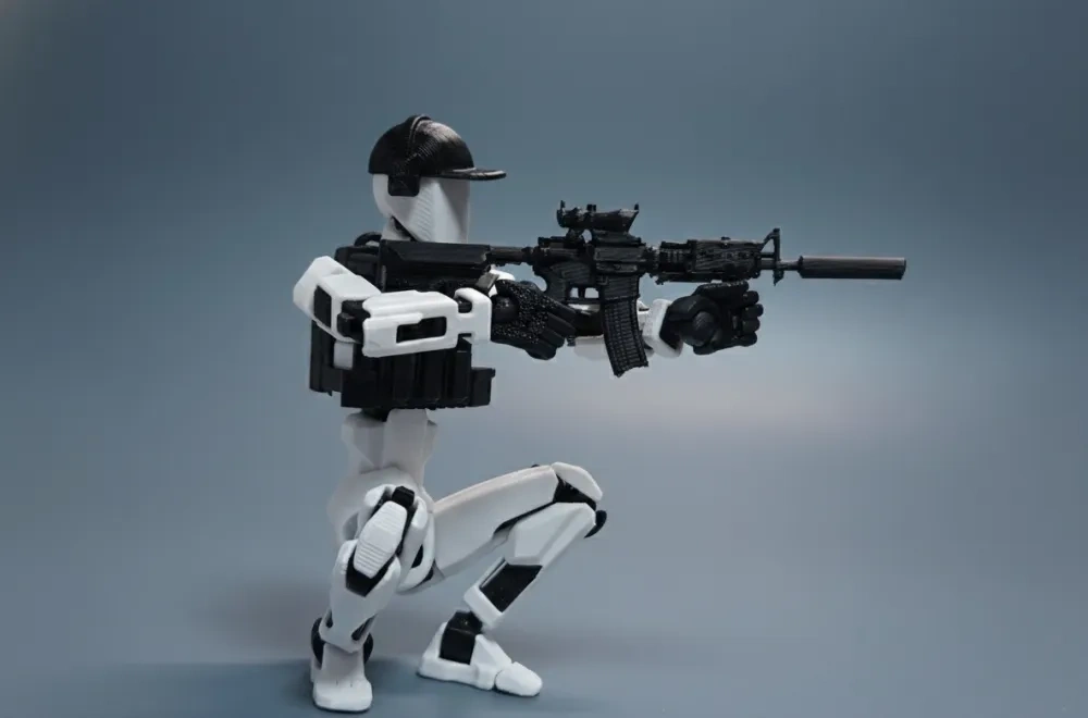 Dummy 13 M4A1 SOPMOD Block I 枪 - 免费 3D 打印模型 - MakerWorld