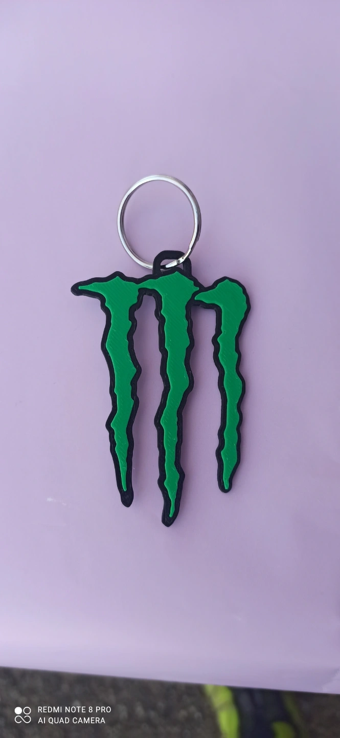 monster energy keychain portachiavi 来自 Dim3nsion3dmaker - MakerWorld