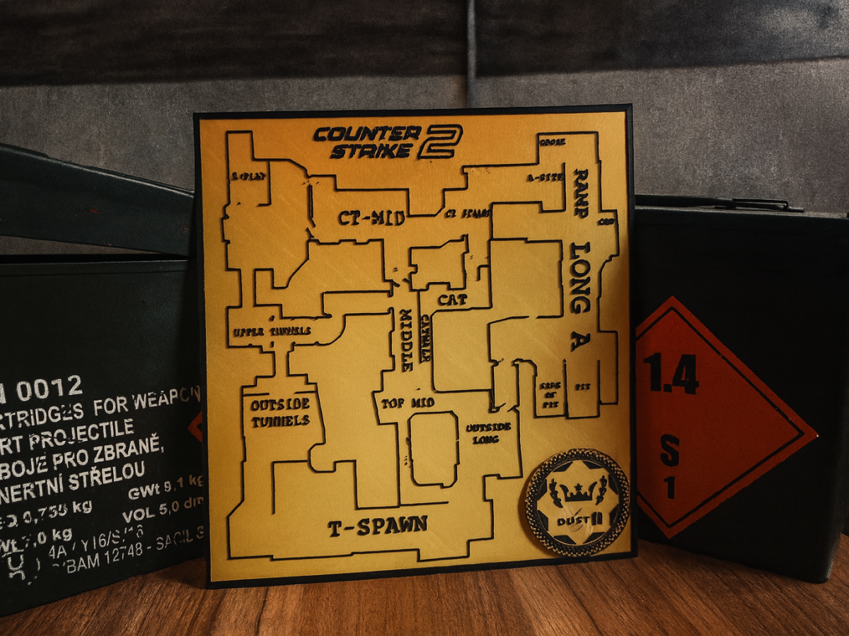 DE_DUST 2 地图 CS2 来自 Maraktos MakerWorld：免费下载 3D 模型