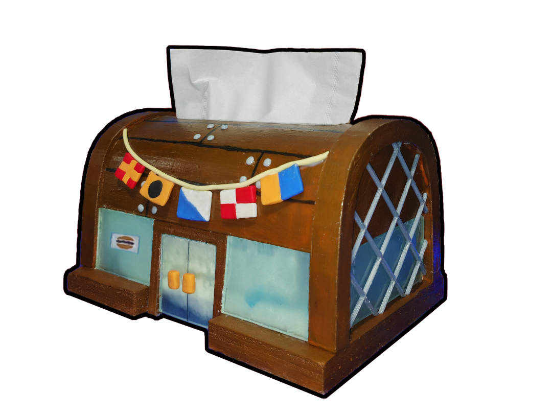 krusty krab tissue box 来自 super_supreme - MakerWorld