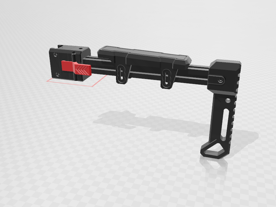 Shadow Assault folding stock 影袭折叠后托 二次创作 - 来自 Gespenst - MakerWorld