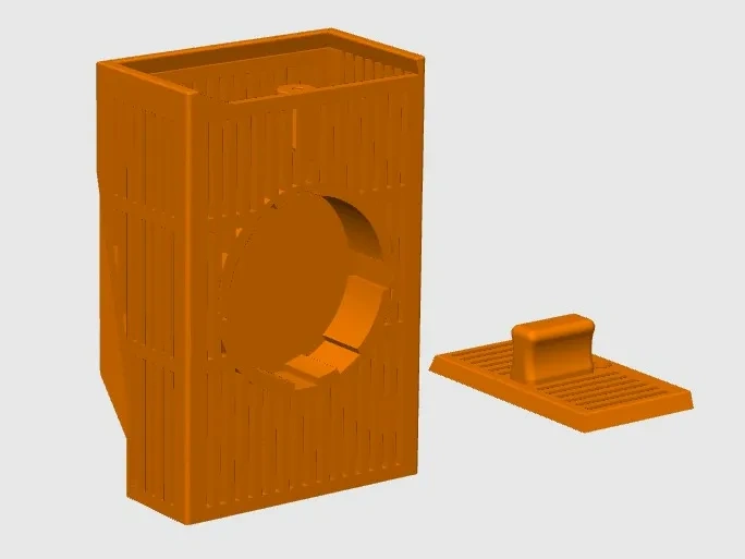 适用于Python AMS的硅胶盒（带/不带湿度计） 二次创作 - 来自 @krebs - MakerWorld